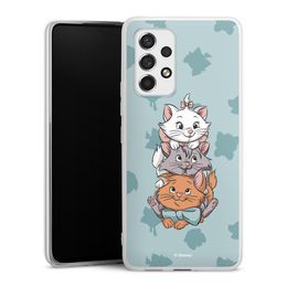 DeinDesign Galaxy A53 5G Handy Silikon H&uuml;lle Case transparent Handyh&uuml;lle Aristocats Cat Disney Silikon Case