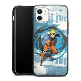DeinDesign iPhone 12 Handy Premium Silikon H&uuml;lle Handyh&uuml;lle schwarz Case Official Licensed Product Manga Naruto Shippuden Silikon Premium Case