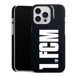 DeinDesign iPhone 13 Pro Handy Premium Case Smartphone Handyh&uuml;lle Schutzh&uuml;lle gl&auml;nzend 1. Fcm 1. Fc Magdeburg Official Licensed Product Premium Case