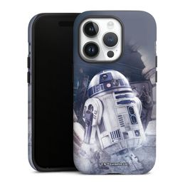 DeinDesign iPhone 14 Pro Handy Panzer Handyh&uuml;lle robuste Outdoor H&uuml;lle Schutzh&uuml;lle matt Robot Merchandise Star Wars Tough Case