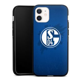 DeinDesign iPhone 12 Handy Silikon H&uuml;lle Case schwarz Handyh&uuml;lle Schalke 04 Official Licensed Product Fc Schalke 04