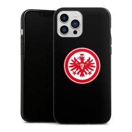DeinDesign iPhone 13 Pro Max Handy Silikon H&uuml;lle Case schwarz Handyh&uuml;lle Sge Eintracht Frankfurt Eagle