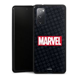 DeinDesign Galaxy S20 FE Handy Silikon H&uuml;lle Case schwarz Handyh&uuml;lle Logo Comic Marvel