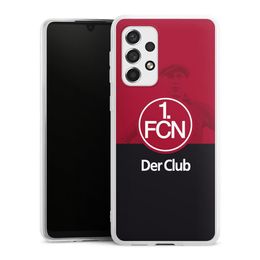 DeinDesign Galaxy A33 5G Handy Silikon H&uuml;lle Case transparent Handyh&uuml;lle Official Licensed Product Der Club 1. Fc N&uuml;rnberg Silikon Case
