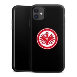 DeinDesign iPhone 11 Handy Premium Silikon H&uuml;lle Handyh&uuml;lle schwarz Case Sge Eintracht Frankfurt Eagle Silikon Premium Case