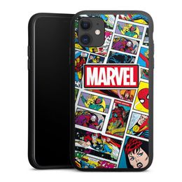 DeinDesign iPhone 11 Handy Premium Silikon Hülle Handyhülle schwarz Case Marvel Comic Silikon Premium Case