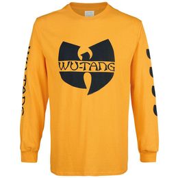 Wu-Tang Clan Black Logo Langarmshirt gelb in L