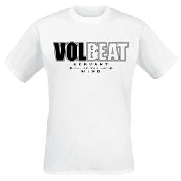 Volbeat Servant Of The Mind Logo T-Shirt weiß in M