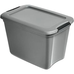 keeeper Aufbewahrungsbox Ronja collection clipbox, extra stabil, 115 l, 78 x 53 x 43 cm, grau