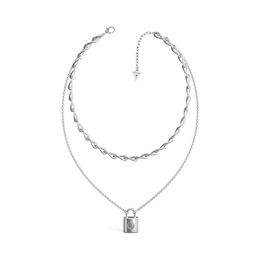 Guess Edelstahlkette Guess Damenhalskette JUBN01091JWRHT-U