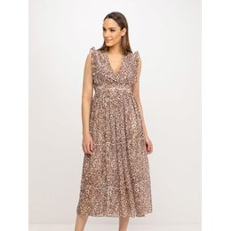 Tantra Kleid in Taupe - L