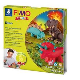 Staedtler Modelliermasse FIMO® kids Dino mehrfarbig