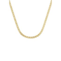 Firetti Kette ohne Anhänger Schmuck Geschenk Silber 925 Halsschmuck Halskette Gliederkette, mit Zirkonia (synth), gelb|goldfarben