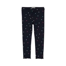 Tom Tailor Leggings mit Babylock-Saum, blau