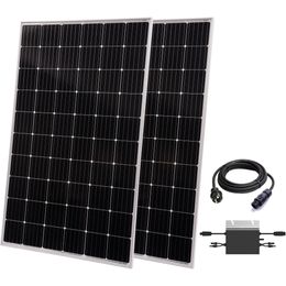 Technaxx Solaranlage "TX-220" Solarmodule silberfarben (schwarz, silber) Solartechnik