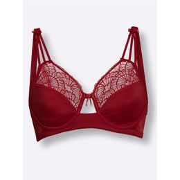 w&auml;schepur w&auml;schepur Damen B&uuml;gel-BH mit Spitze, kirsche, Gr&ouml;&szlig;e 90B