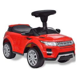 vidaXL Rutscherauto Land Rover 348 Kids Ride-on Car with Music Red