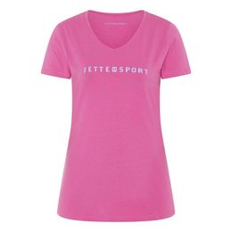 JETTE SPORT Print-Shirt mit Logo-Pigment-Print