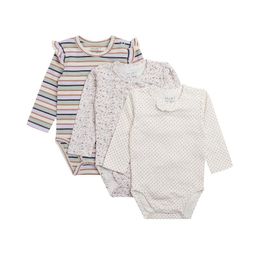 HUST & CLAIRE Hust & Claire - Langarm-Body BLUE 3er Pack in white sand, Gr.62