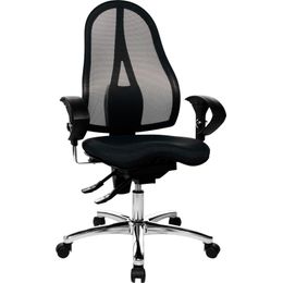 Bürostuhl Topstar "Sitness 15" Stühle schwarz (schwarz, schwarz) Drehstühle