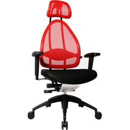 Bürostuhl Topstar "Open Art 2010" Stühle schwarz (schwarz, rot) Drehstühle