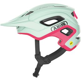 Mountainbikehelm Abus "CLIFFHANGER MIPS" Helme Gr. S Kopfumfang: 51 cm - 55 cm, grün (mintgrün) Fahrradhelme für Erwachsene