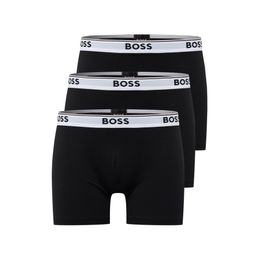 BOSS Boxershorts 'Power' Herren Gr&ouml;&szlig;e 5XL hellgrau / schwarz / wei&szlig;