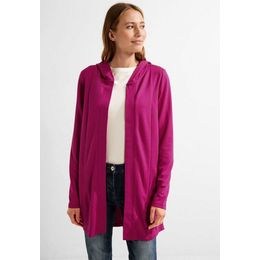 Cecil Shirtjacke mit Kapuze, rosa