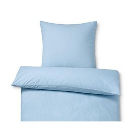 Tchibo Perkal-Bettwäsche - Blau - 100% Baumwolle- Maße: 135 x 200 cm