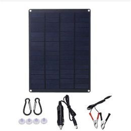 2er-Set Solarpanel Solarladegerät 50W 18V Tragbar Faltbar Wasserdicht 170 x 230 x 2,5 mm Fantablau