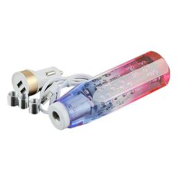 Woosien - 15 cm Universal Crystal Bubble Led Licht Schaltknauf Universal Shifter Shift Teile