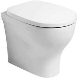 CAESAROO - Boden-Toilette aus Keramik 34x54,5 cm Glänzendes Weiß