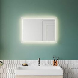 Badspiegel 50x70 Badezimmerspiegel mit beleuchtung led Wandspiegel IP44 - Sonni