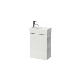 Kartell Waschtischunterschrank, passend für Waschtisch 815335, 1 Tür, Scharnier links, 440x600x270, Farbe: Snow (weiß matt) - H4075170336401 - Laufen