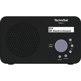 Technisat VIOLA 2 DAB+ Radio, DAB+, DAB, AM, FM, Schwarz
