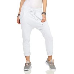 Mississhop Boyfriend-Hose Damen Baumwollhose Hose Sweatpants Jogginghose Baumwolle M.295