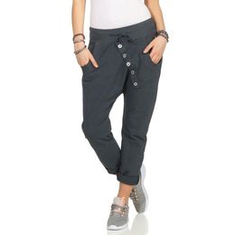 Mississhop Boyfriend-Hose Damen Baumwollhose Hose Sweatpants Jogginghose Baumwolle M.295