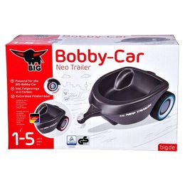 BIG Rutscherauto Outdoor Spielzeug Anhänger Bobby Car Neo Trailer anthrazit 800056267