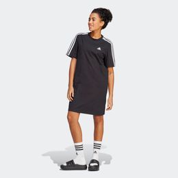 Adidas Essentials 3-Streifen Single Jersey Boyfriend T-Shirt-Kleid