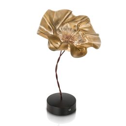 Slamp LaFleur LED-Tischleuchte, Akku, velvet