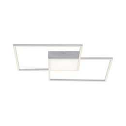 Leuchten Direkt LED-Deckenlampe Asmin, CCT, zwei Quadrate