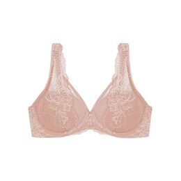 Triumph - Gefütterter Bügel-BH - light Pink 85D - Wild Peony Florale - Unterwäsche für Frauen