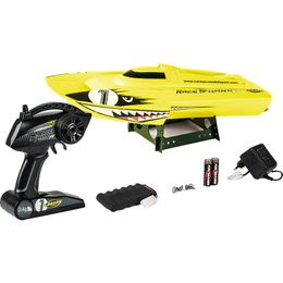 Carson Race Shark FD 2.4G 100% RTR Rennkatamaran Modell, Gelb