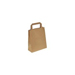 ratioform Papiertragetasche, braun, LxBxH 180 x 80 x 220 mm, 70 g/m², VE 500 Stk, ab 10 VE