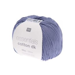 Rico Design Essentials Cotton dk Baumwollgarn zum Stricken und Häkeln