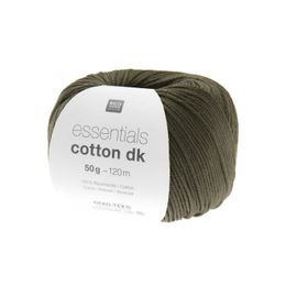 Rico Design Essentials Cotton dk Baumwollgarn zum Stricken und Häkeln