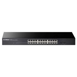 EDIMAX 26-Port Gigabit Switch mit 2 SFP-Ports Netzwerk-Switch