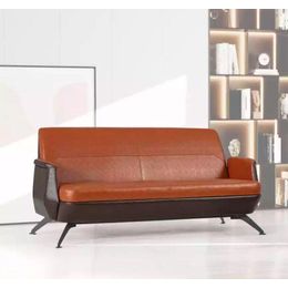 JVmoebel Sofa Moderner Leder Zweisitzer Arbeitszimmermöbel Designer Couch Büromöbel