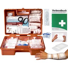 WM-Teamsport Erste-Hilfe-Koffer Verbandskasten Erste-Hilfe "EVO M" DIN 13157 + sterile Wundpflaster