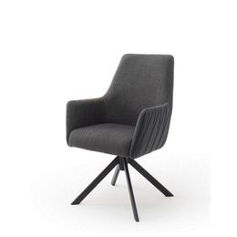 MCA furniture Esszimmerstuhl 2er Set 4-Fuß Stuhl Reynosa mit Armlehnen